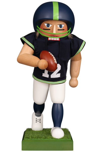 German Nutcracker: American Football Player, Large – Convivio Bookworks