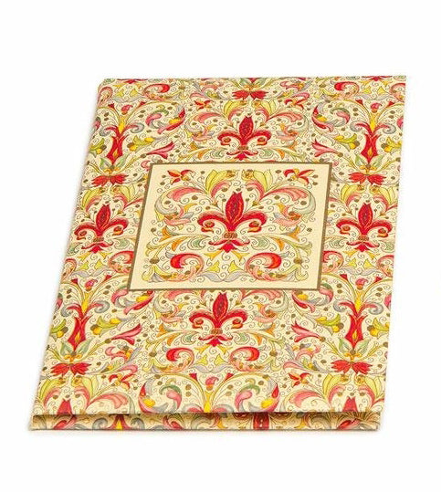 Italian Writing Paper: Giglio Notecard Portfolio – Convivio Bookworks